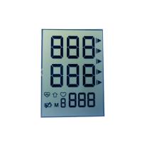 China Custom TN Positive 3.0V Zebra Connection Display for Blood Pressure Meter Factory Segment Displays for sale