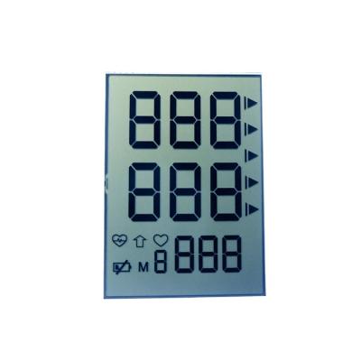 China Custom TN Positive 3.0V Zebra Connection Display for Blood Pressure Meter Factory Segment Displays for sale