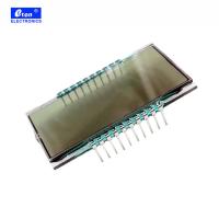 China Custom TN VA LCD Monochrome  Electronic Digital Clock Display Screen 50x30x2.8mm Segment Displays Product Category for sale