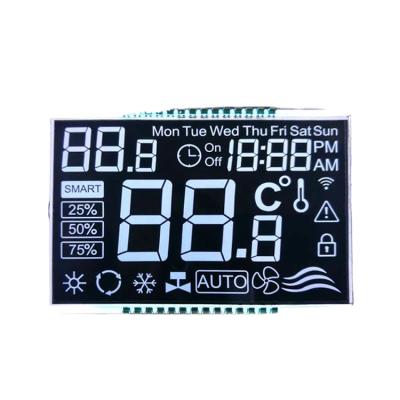 China Custom Segment VA Lcd Display 68.5x49mm Digital Date Temperature Controller Screen Lcd Display for sale