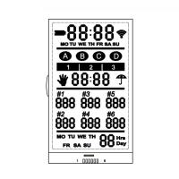 China Premium Custom COG Grey 7 Segment LCD Display Screen Premium Product Category Segment Displays for sale