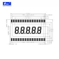 China Factory Outlet Custom 5-Digit LCD Display for Fuel for Segment Displays for sale
