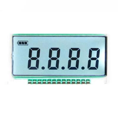 China High Quality Lcd 7 Segment Lcd Glass 5 Digit 7 Segment Display 14 Pins TN Positive Custom Small Size Lcd Panel for sale