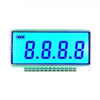 China High Quality Lcd 7 Segment Lcd Glass 5 Digit 7 Segment Display 14 Pins TN Positive Custom Small Size Lcd Panel for sale