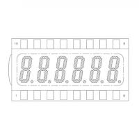 China ETD-S106 China Manufacturer Customized Multi-purpose Small 6 Digit Lcd Screen for sale