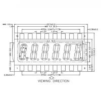China ETD-S106 China Manufacturer Customized Multi-purpose Small 6 Digit Lcd Screen for sale