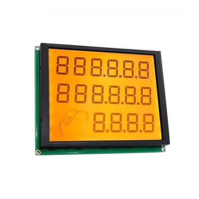 China Custom Designed 664 Type Fuel Dispenser with 7 Segment LCD Display 10-Pin Serial Interface Monocolor Segment Display for sale