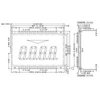 China ET-S4945 Custom  4 Digits 7segment   30 Pin for Fuel Dispenser Lcd Display for sale