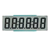 China ET-S4614 6 Digit 7 Segment 70 Pins Tn Lcd Display with Backlight for Oil Gas Fuel Dispenser Lcd Panel for sale