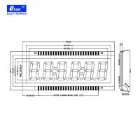 China Professional Manufacturer's Custom 6 Digit 7 Segment TN LCD Pump Control Module for Fuel Dispensers for sale