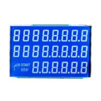 China ET-S4936 22digit 9 Segment Lcd Large Dimension Tn Mono Fuel Dispenser Lcd Display for sale