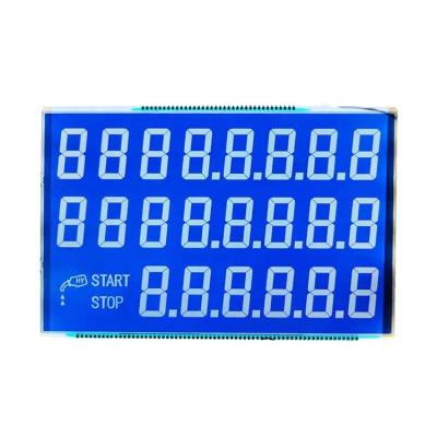 China ET-S4936 22digit 9 Segment Lcd Large Dimension Tn Mono Fuel Dispenser Lcd Display for sale