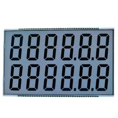 China Customized Fuel Dispenser 12 big digit legs lcd segment display for sale