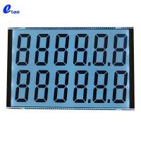 China Customized Fuel Dispenser 12 big digit legs lcd segment display for sale