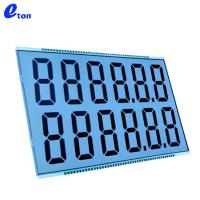 China Customized Fuel Dispenser 12 big digit legs lcd segment display for sale