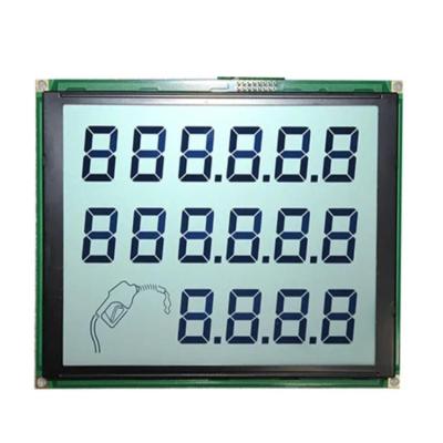 China Custom 22 Digit LCD Module 886 776 664 Segment Fuel Pump Screen Display for Fuel Dispenser for sale