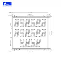 China Factory Customized Price 664 Digit Fuel Dispenser Screen Monochrome 130 Pin Standard LCD Products for sale