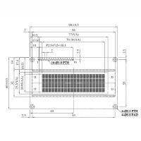 China Customized 5.0V Monochrome STN LCD Display Black/White 20 Character X 4 Line Module for sale