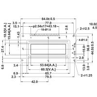 China Factory price STN LCD module 122*32 dots graphic lcd display for sale