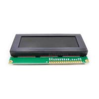 China monochrome character i2c white lcd display 20x4 with white words and black background for instrument for sale