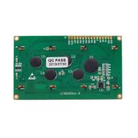 China monochrome character i2c white lcd display 20x4 with white words and black background for instrument for sale