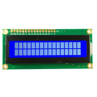 China Monochrome 16x2 Yellow Green/blue Color 1602a Character Lcd Display for sale