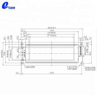 China Custom 240x64 Lcd Display 24064 RA6963 Graphic Lcd Module for sale