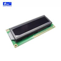China 16x2 STN Character LCD Display Module LCD1602 Black Screen 1602 Type Character LCD Display for sale