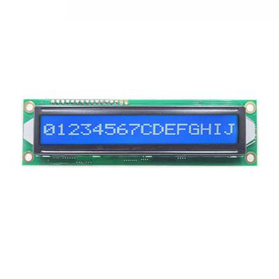 China Factory Price 1601 Blue 16x1 Character TFT Module with 16 Pin LCD Display Big Display Size for sale