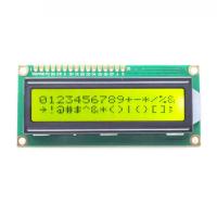 China Direct Sale by Manufacturer Custom 16x2 STN TFT LCD Display Module Yellow Green 5V 1602 Character LCD Module for sale