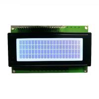 China Customized White Background with Blue Text 98x60  Monochrome Fstn Mono 5.0v 4.5v 20(characters)* 4(line)  Lcd Display for sale