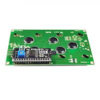 China Factory Customized High-quality STN 2004 Character LCD Module Yellow Green with Adapter for sale
