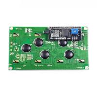 China Factory Customized High-quality STN 2004 Character LCD Module Yellow Green with Adapter for sale