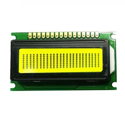 China Custom Pantalla Lcd 8x1 Yellow-green Alphanumeric  8x1 Lcd Display Module 0801 Lcd Module for sale