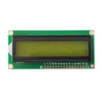 China Customized YELLOW-GREEN 1602 Monochrome STN 5.0V 16(characters) X 2(line)  LCD Module for sale