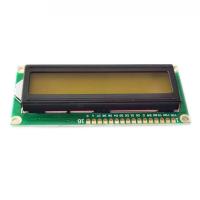 China Customized YELLOW-GREEN 1602 Monochrome STN 5.0V 16(characters) X 2(line)  LCD Module for sale