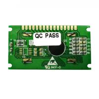China Custom Pantalla Lcd 8x1 Yellow-green Alphanumeric  8x1 Lcd Display Module 0801 Lcd Module for sale