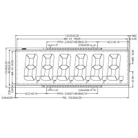 China ET-S4805 6 Digit 56 Pin High Definition Precision LCD Display Screen of Fuel Dispenser for sale
