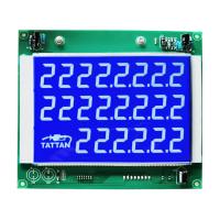 China Factory Wholesale Custom Lcd Display 7 Segment 22 Digit Car Lcd Pin With PCB for Fuel Dispenser for sale