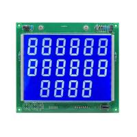 China High-quality16 Digit 7segment Fuel Dispenser 664 Lcd Display Module Blue for sale