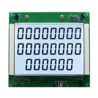 China Custom 7 Segment 22 Digit Big Lcd Screen Display TN Car Lcd Display for Fuel Dispenser for sale