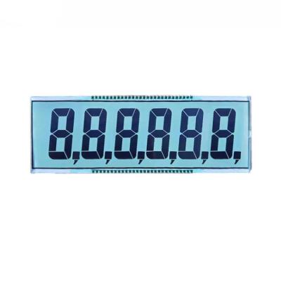 China 56-Pin 6-Digit TN LCD Display with 7 Segment Fuel Dispenser Compatible Genre Segment Displays for sale