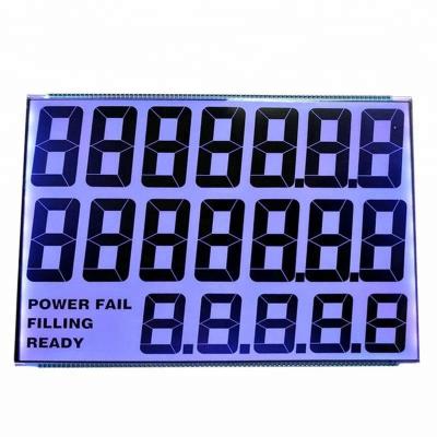 China Design Custom Size 775 Digit 7 Segment LCD Screen  Fuel Dispenser Lcd Display for sale
