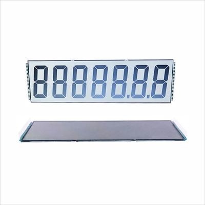 China 7-Digit TN LCD Display 54-Pin Fuel Dispenser Segment Displays for sale