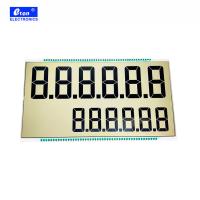 China Transflective Petrol Pump Lcd 12 Digit 7 Segment Fuel Dispenser Lcd Display for sale