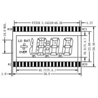 China 5.0V TN Lcd Screen Digits  Lcd Display Transparent Lcd Glass Panel From Chinese Manufacturer for sale
