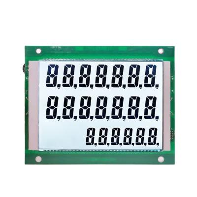 China Custom 20 Digit 7 Segment TN LCD  Transflective Sunlight Readable Screen for Fuel Dispenser and Gas Station Pump  Factory Direct for sale