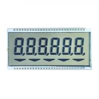 China High Quality 6 Digit 7 Segment TN Type LCD Display Screen Factory Customizable for Fuel Dispensers for sale