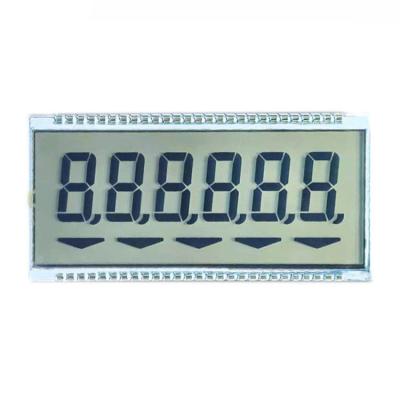 China High Quality 6 Digit 7 Segment TN Type LCD Display Screen Factory Customizable for Fuel Dispensers for sale