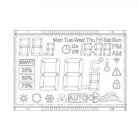 China Selling at a Special Price Display Segment 4.5V VA Car Mounted LCD Display Screen High Definition Segment Display for sale